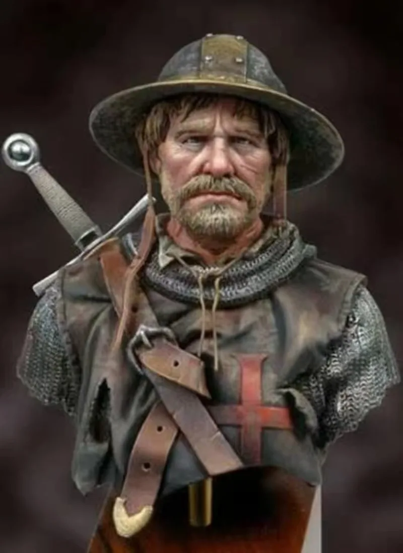 1/10 Scale Ancient European Knight Bust Resin Assembled Model Kit ...