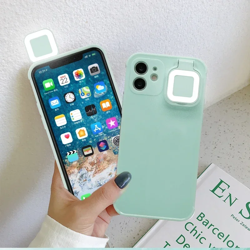 Ring-Light-Flash-LED-Selfie-Lanterna-Mobile-Phone-Case-para-iPhone-14 ...