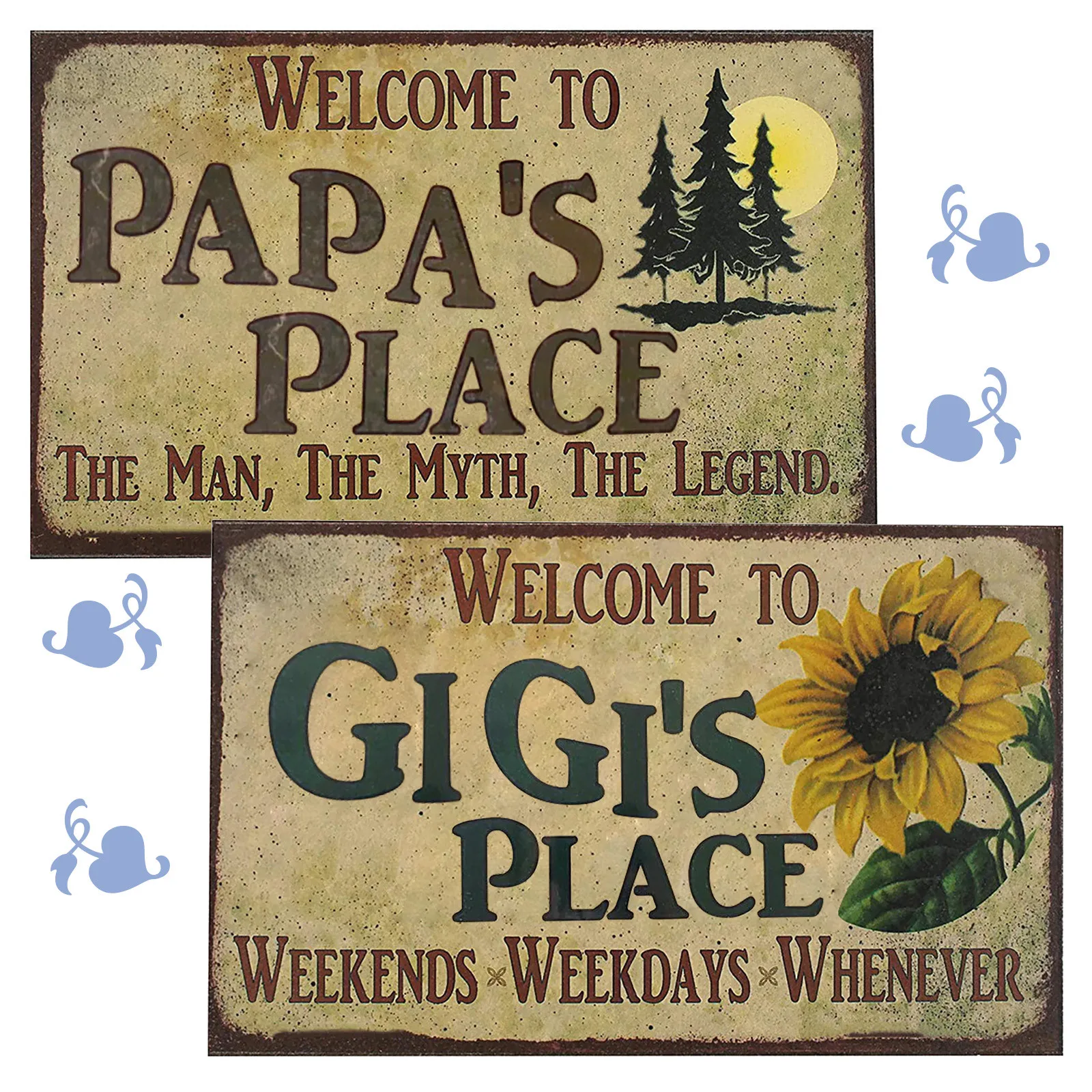 1pcs-Retro-Style-Signage-Sogan-Wall-Sign-Wrought-Iron-Signage ...