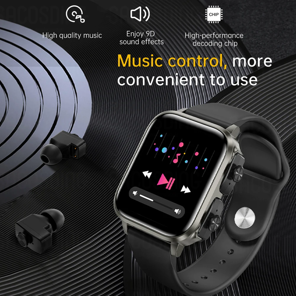 2023 New Headset Smart Watch TWS Two In One Wireless