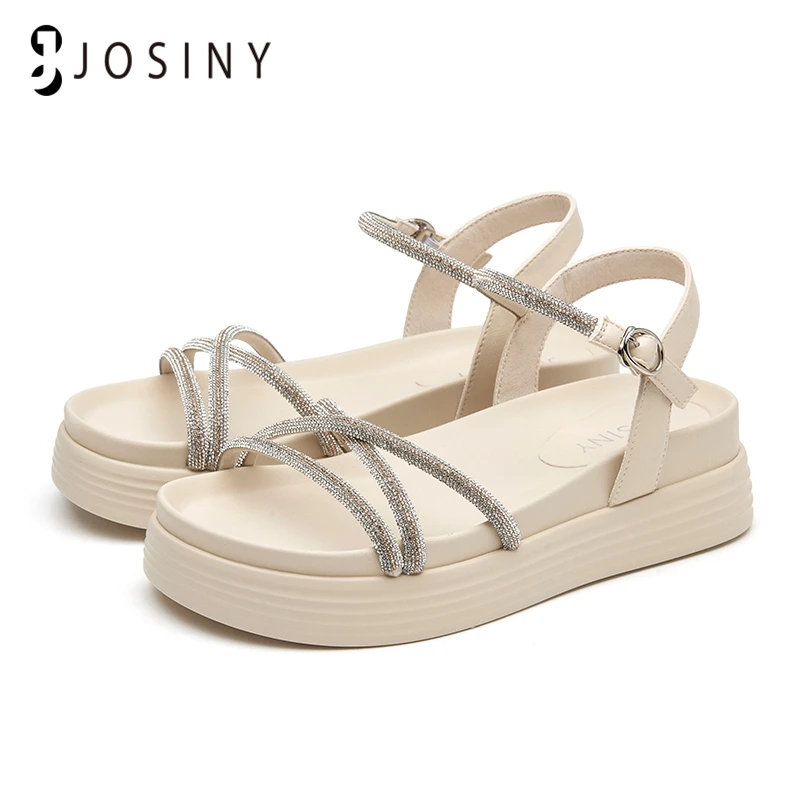JOSINY Fashionable Stylish Ladies Sandals Casual Thick-Soled Female ...