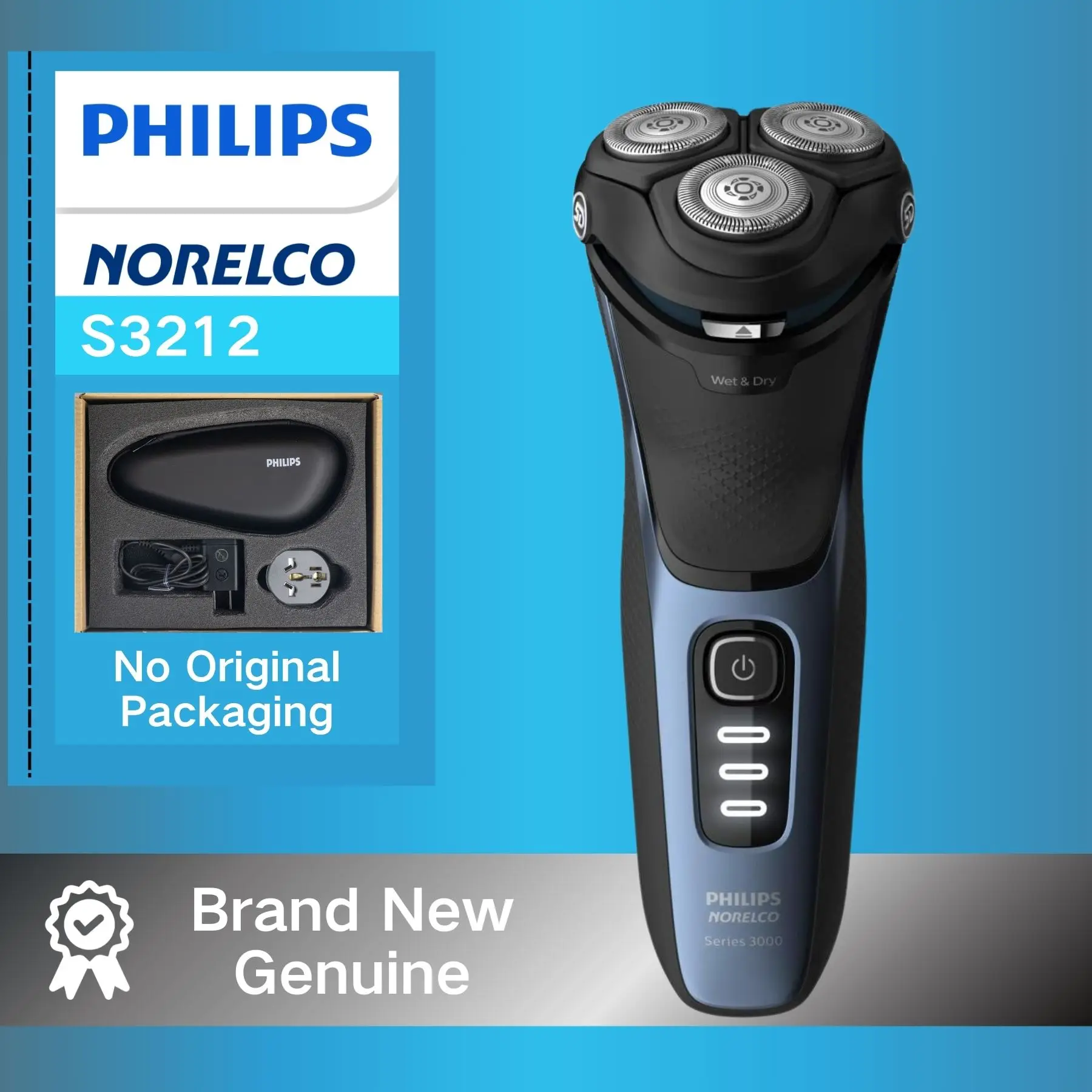Philips-Norelco-Razor-series-3000-S3212-Without-original-box-5D-Pivot ...