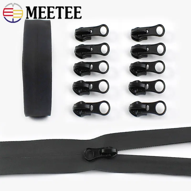 Black Invisible Zipper