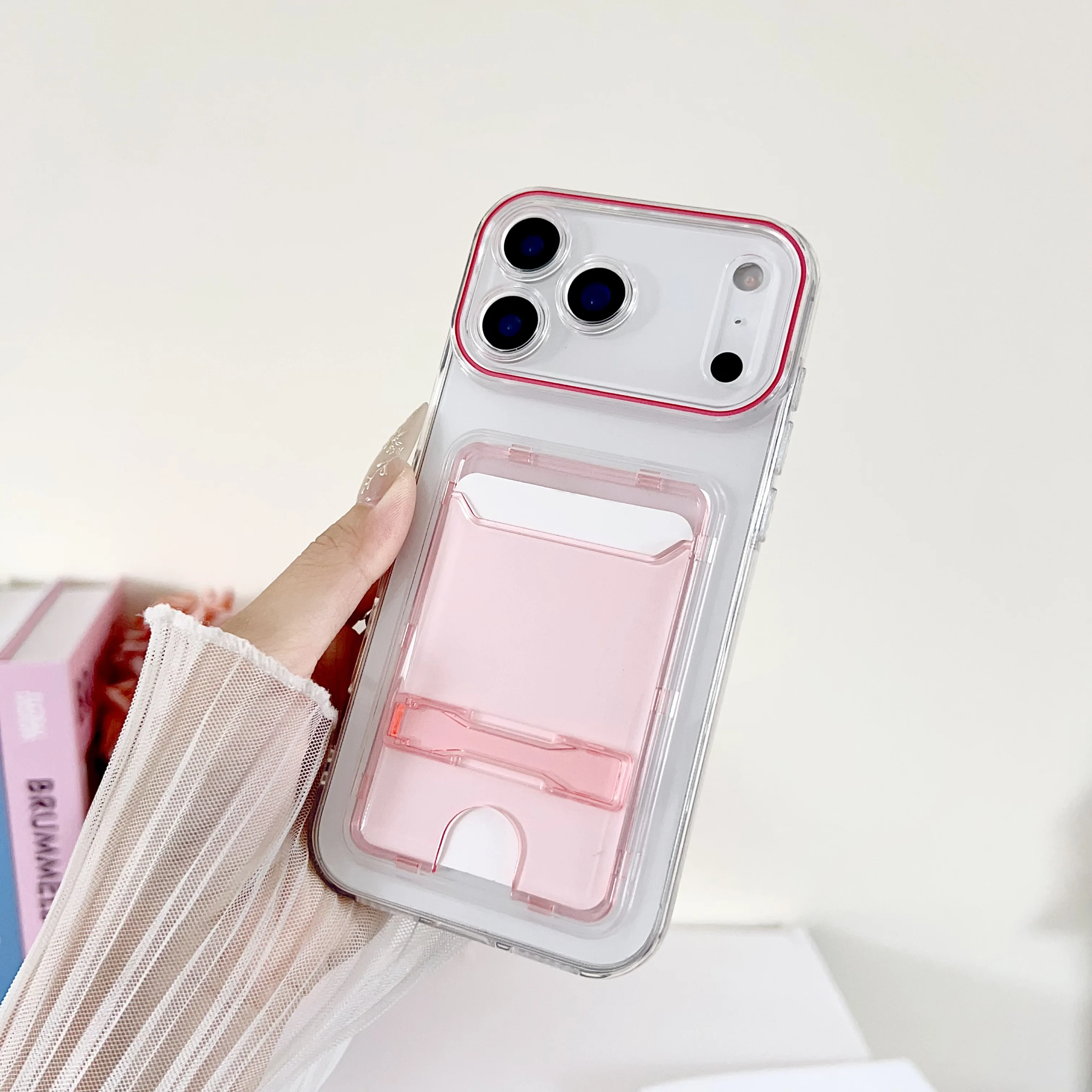 Luxury Wallet Card Slot Holder Phone Case for iPhone 17 Air 16 15 14 ...