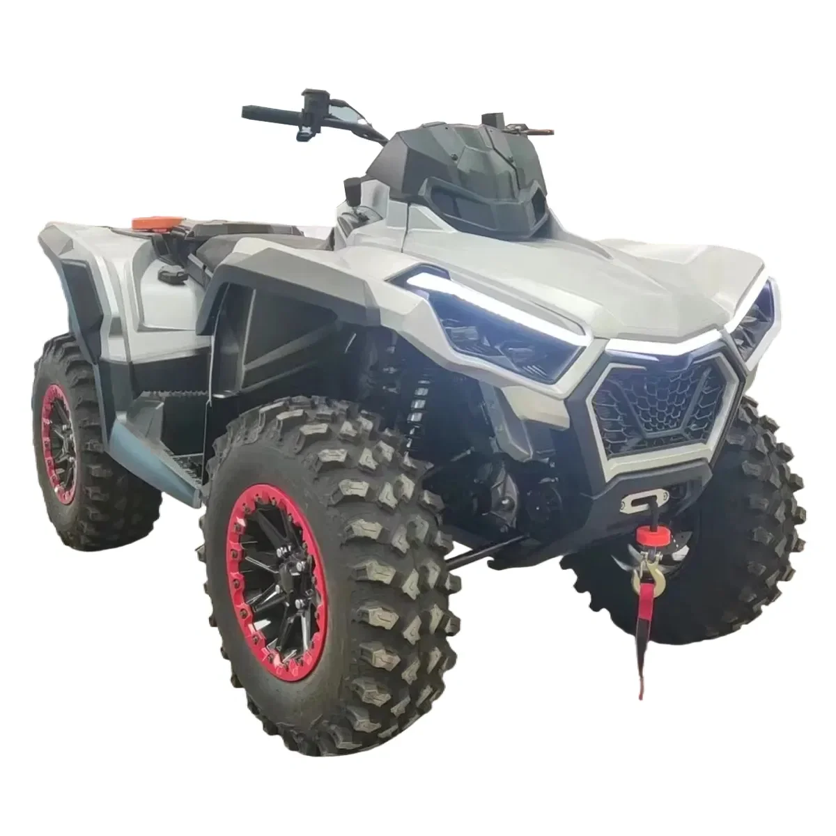 1000cc 4WD 2 Seater Side by Side Cast Aluminum Wheels Gasoline ATV Quad ...