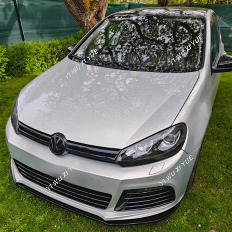 For-Volkswagen-Golf-MK6-R-R20-2008-2013-Front-Bumper-Lip-Spoiler ...
