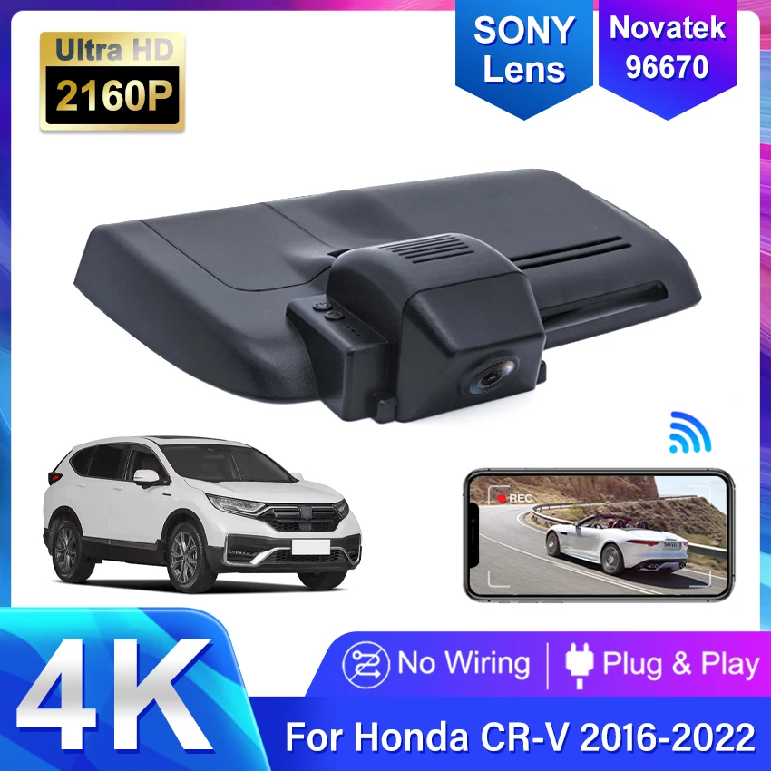 Plug and play Dual Lens Car DVR Video Recorder Wifi DVR Dash cam 4K ...