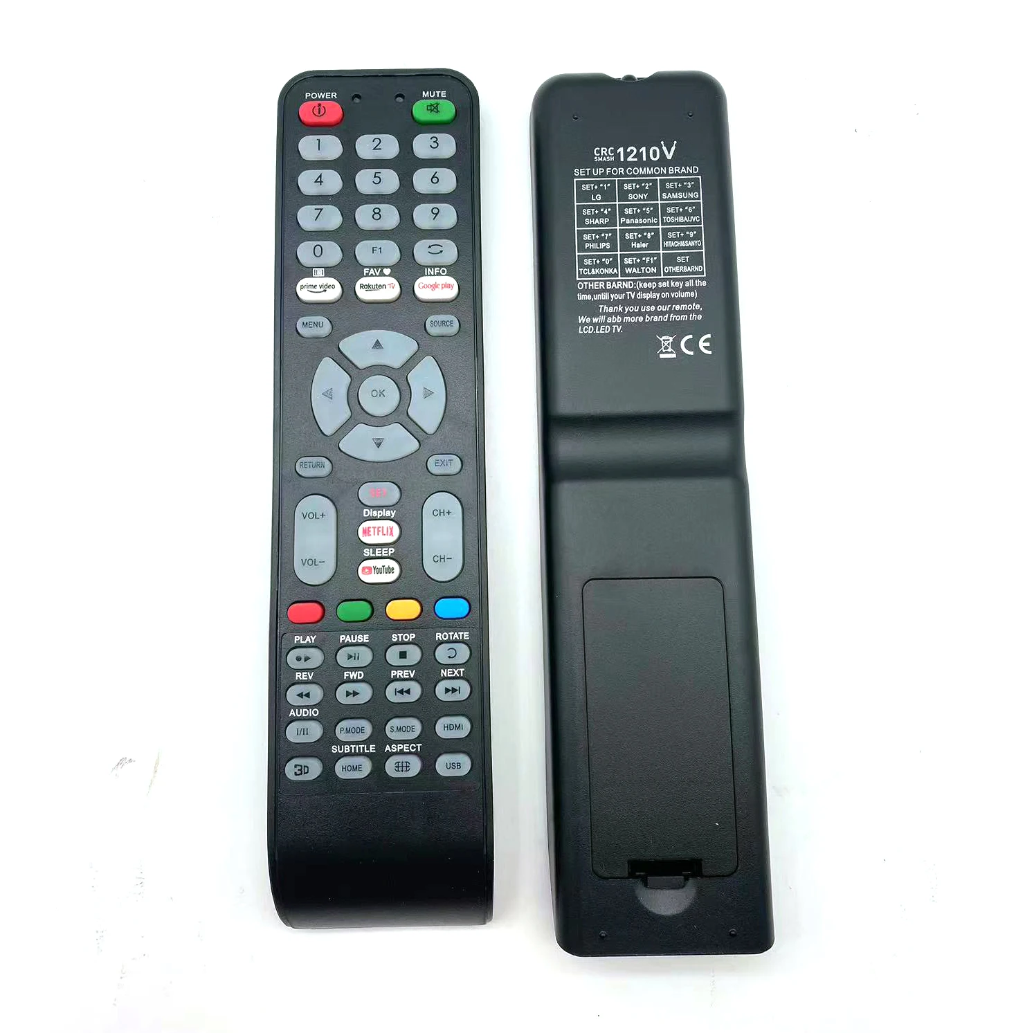 UNIVERSAL TV Remote Controller for Haier HTR-A18E 1-800-877-503 Hisense ...
