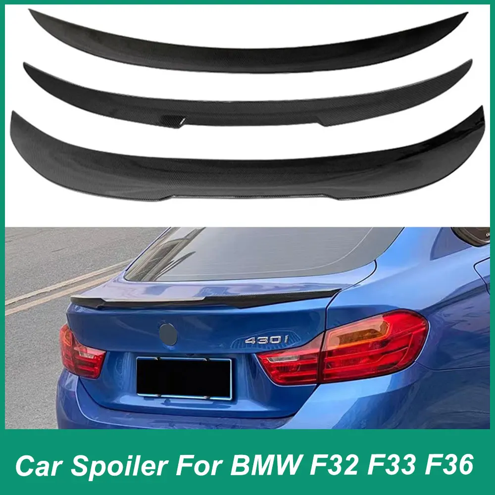 For-BMW-4-Series-F32-F33-F36-Rear-Luggage-Lid-Fender-Spoiler-ABS ...