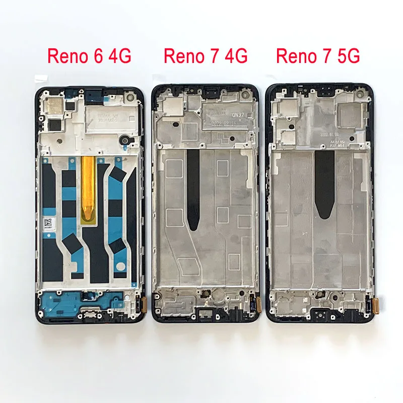 Marco de pantalla LCD Amoled Original para OPPO Reno 6 4G 5G Reno 6 LCD ...
