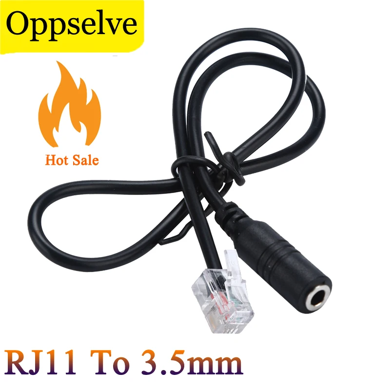 RJ11-To-3-5-Jack-Male-To-Female-Adapter-For-PC-Computer-MIC-Headset ...