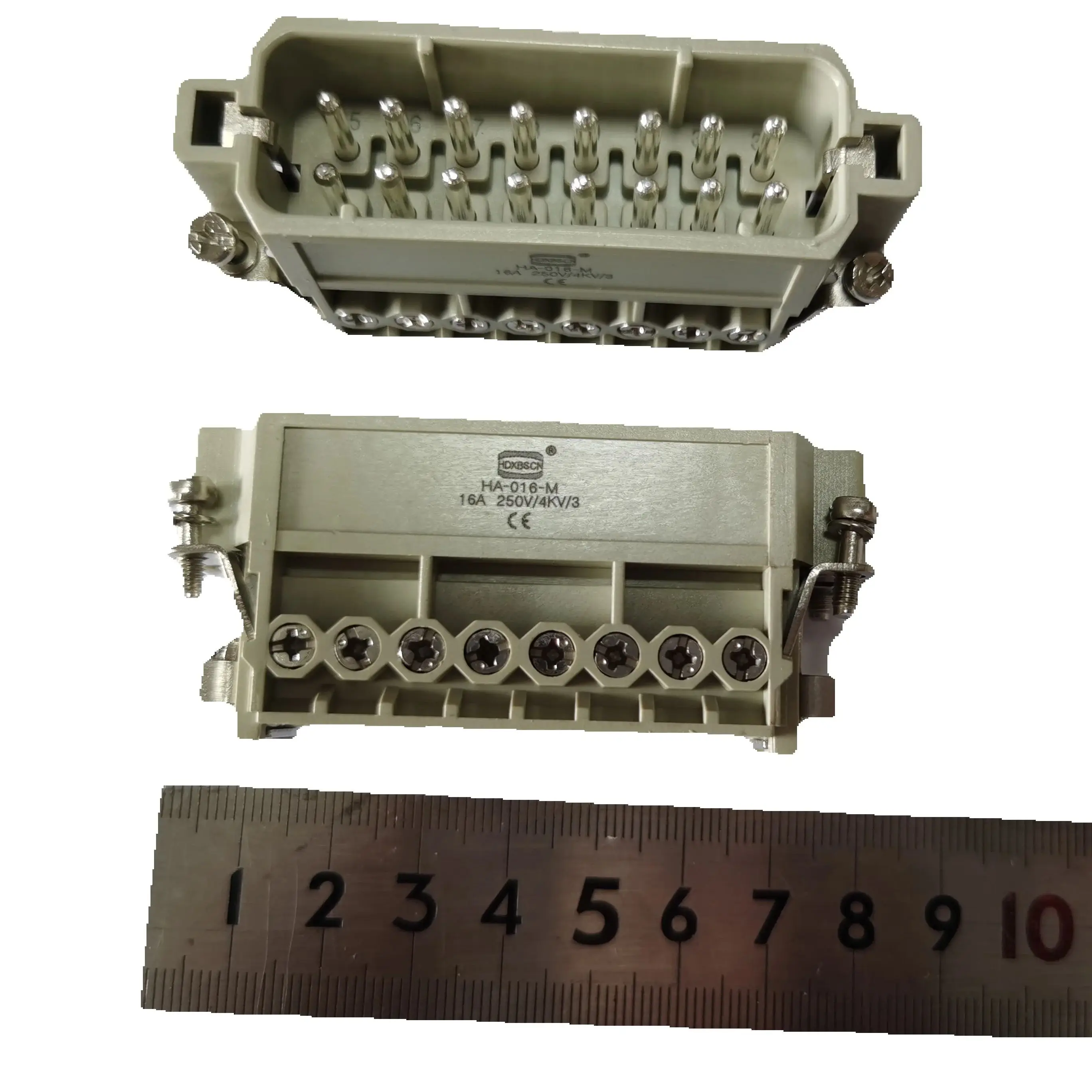 HDXBSCN Heavy Duty plug Connector HDC HA-032 Male Insert 32pin 16A ...