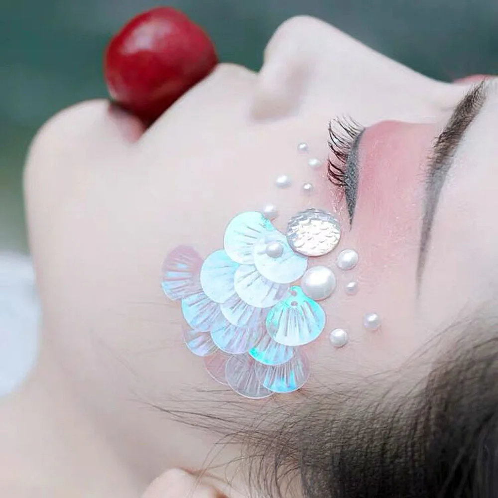 Mermaid Scale Makeup