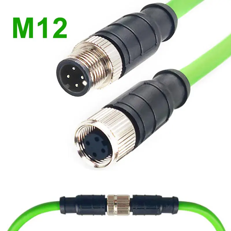 M12-Male-and-Female-4Pin-A-type-Extended-Cable-4Pin-Sensor-PUR-Shielded ...