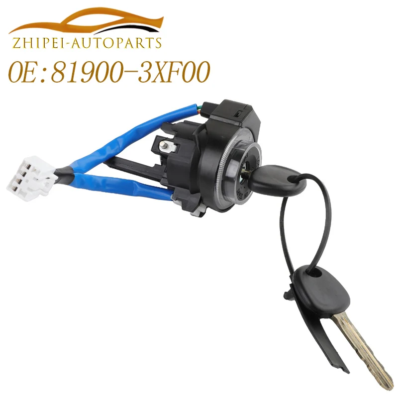 81900-3XF00 Cilindro de cerradura de encendido Interruptor 2 llaves ...