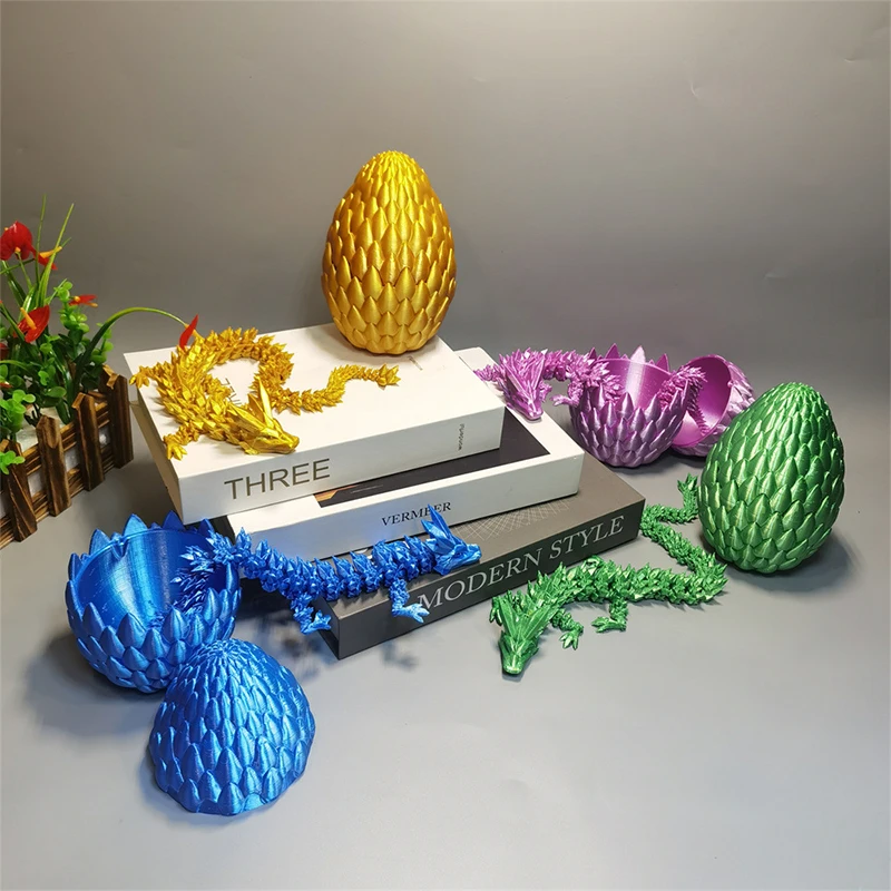 3D-Printed-Dragon-Egg-Set-Gem-Dragon-Ornaments-Hand-figure-Gifts ...