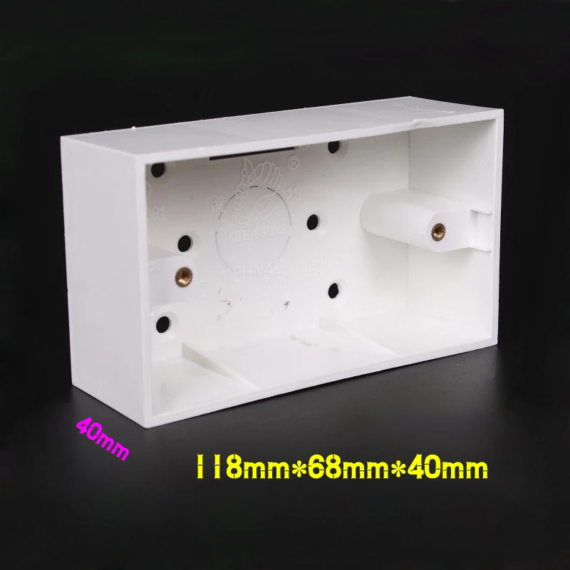 118/120 Type PVC Flame Retardant Junction Boxes Wiring Bottom Box For ...