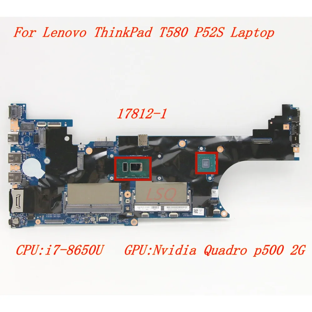 Original-Laptop-For-Lenovo-ThinkPad-T580-P52S-motherboard-main-board ...