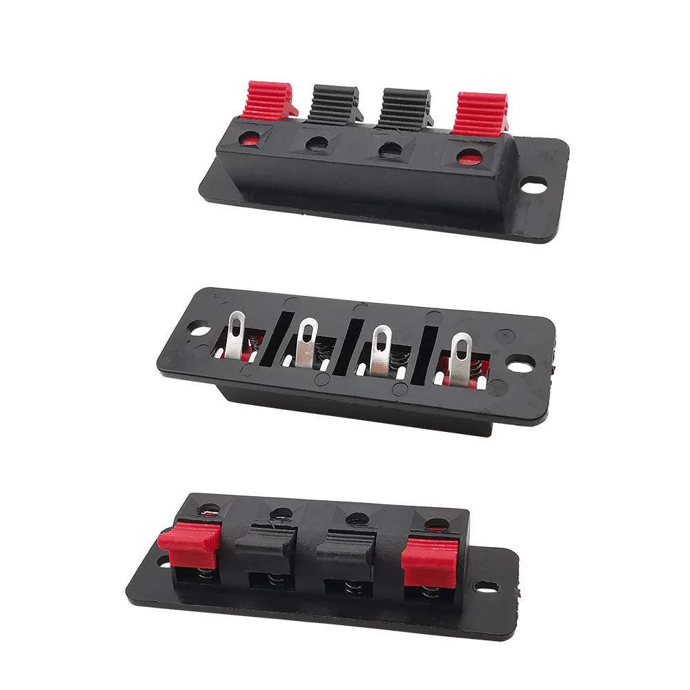 5Pcs-lot-4-Positions-Audio-Connector-WP4-Terminal-Push-In-Jack-Load ...