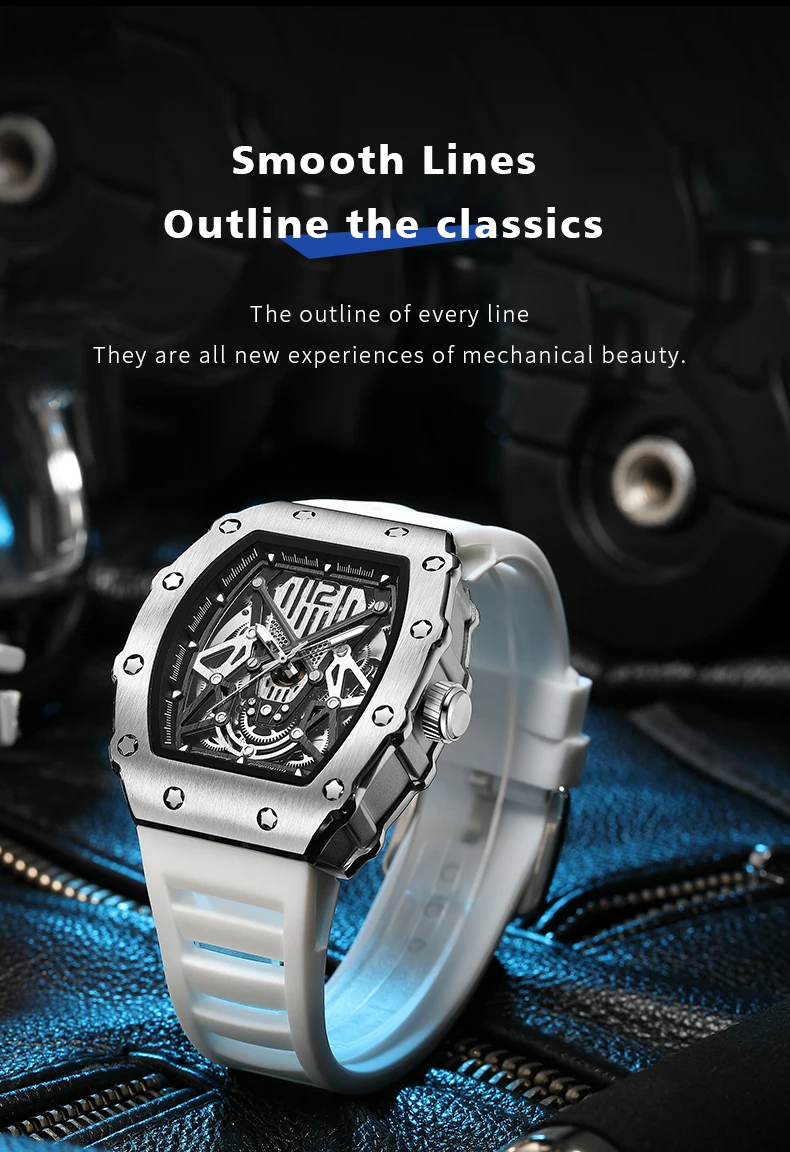 RUIMAS Luxury Watch Men Fashion Automatic Mechanical Watches Clock ...