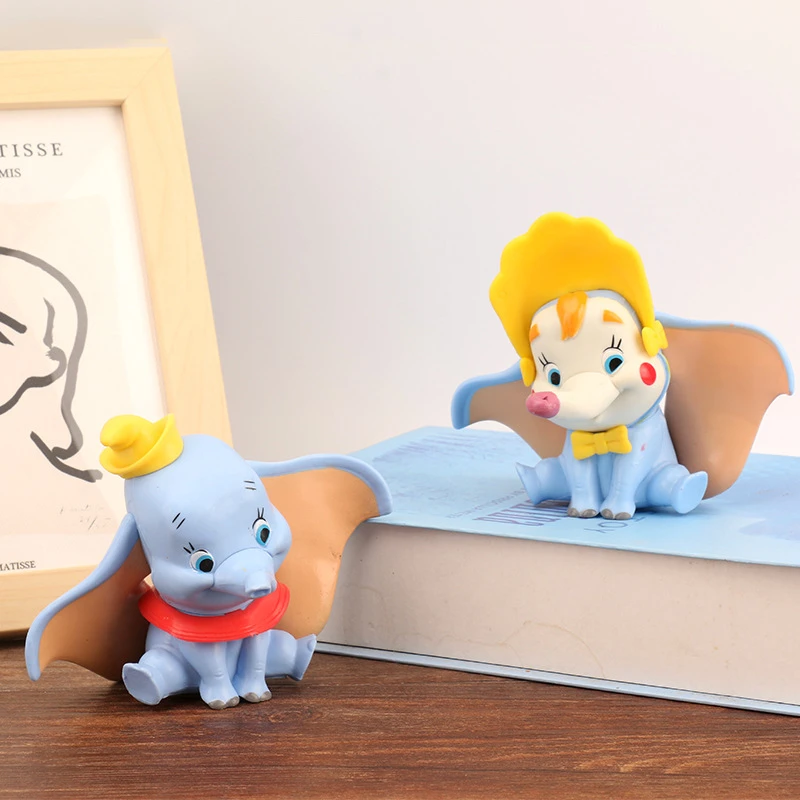 Disney Cartoon Anime Character Dumbo Elephant Pvc Figure Toy Bedroom ...