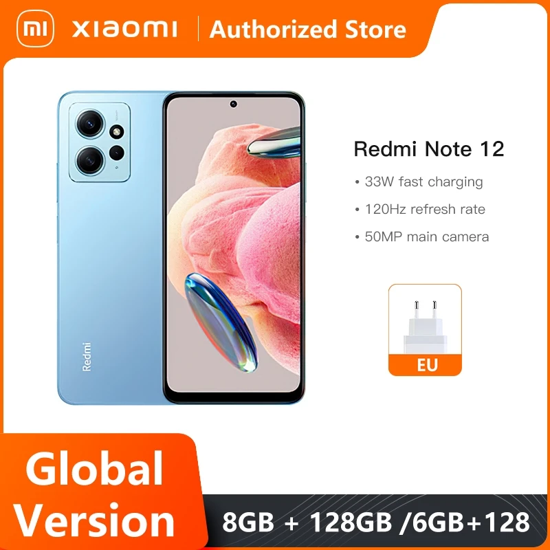 Xiaomi-Redmi-Note-12-Global-Version-Smartphone-120Hz-AMOLED-33W-Fast ...
