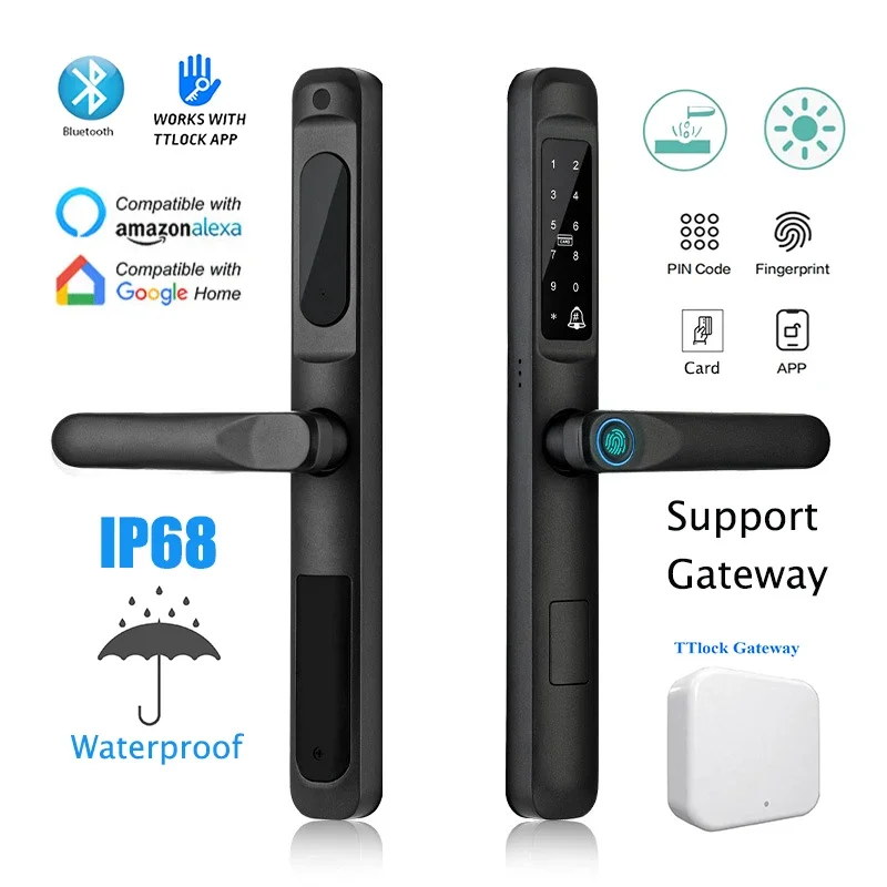 Ttlock-App-Bluetooth-Waterproof-Fingerprint-Electronic-Digital-Smart ...