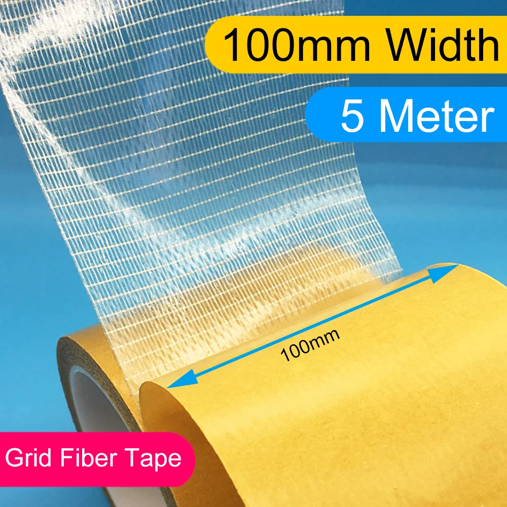 1roll Double-sided Grid Fiber Adhesive Tape High Viscosity Mesh ...