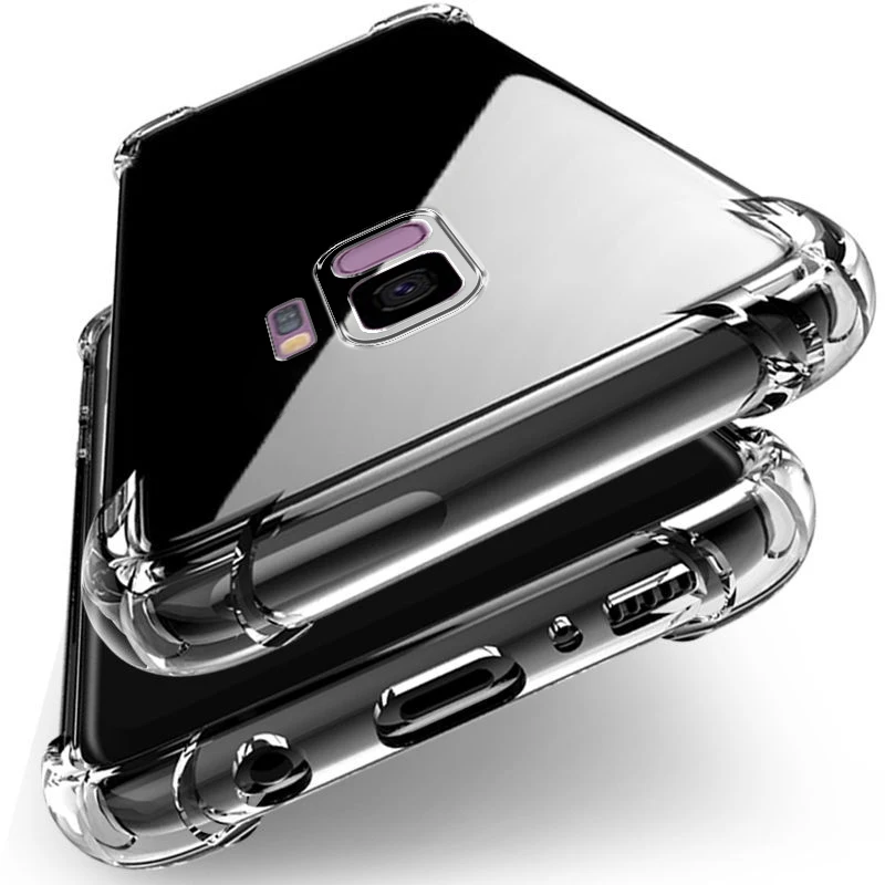 S9 Case For Samsung Galaxy S9 Plus Case Silicone Clear Transparent Case ...