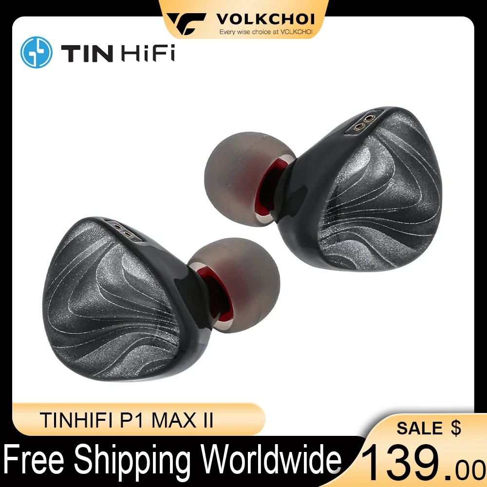 TINHIFI-P1-MAX-II-In-ear-Earphones-New-Generation-14-2MM-Planar ...