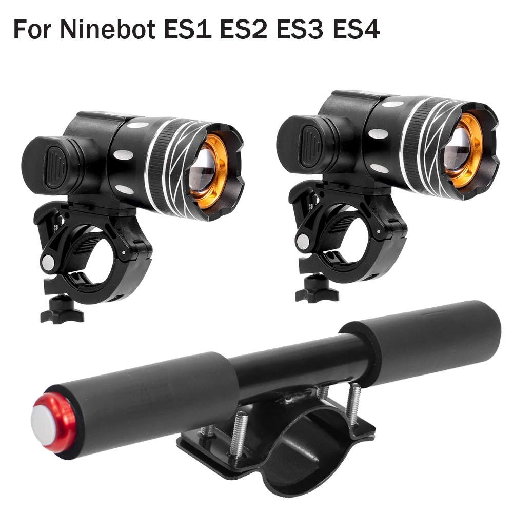 Waterproof-LED-For-Ninebot-ES1-ES2-ES3-ES4-Lamp-USB-Rechargeable-Electric-Scooter-Front-Light ...