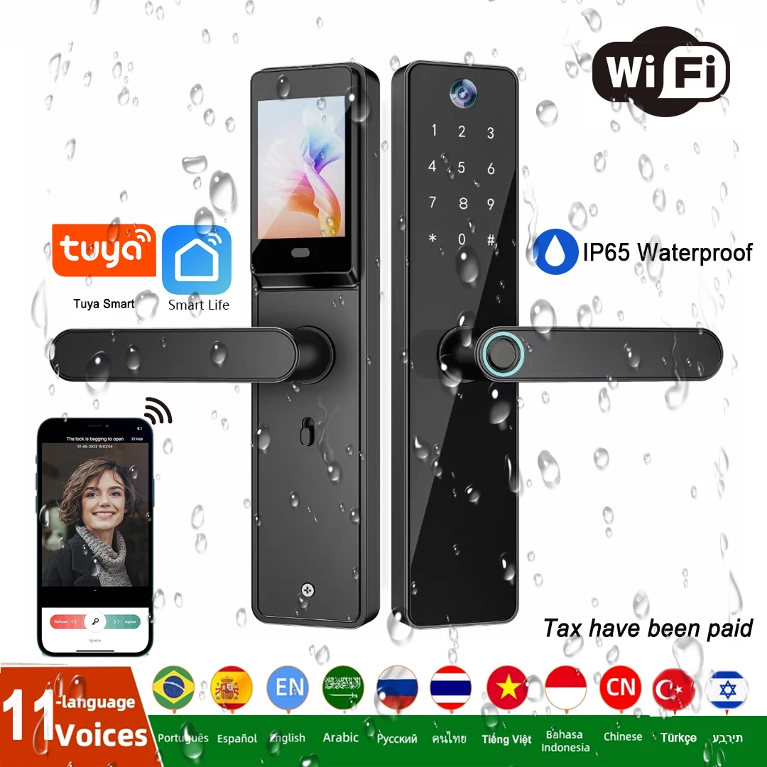 WiFi-IP66-Waterproof-Smart-Lock-Electronic-Digital-Door-Lock-with ...