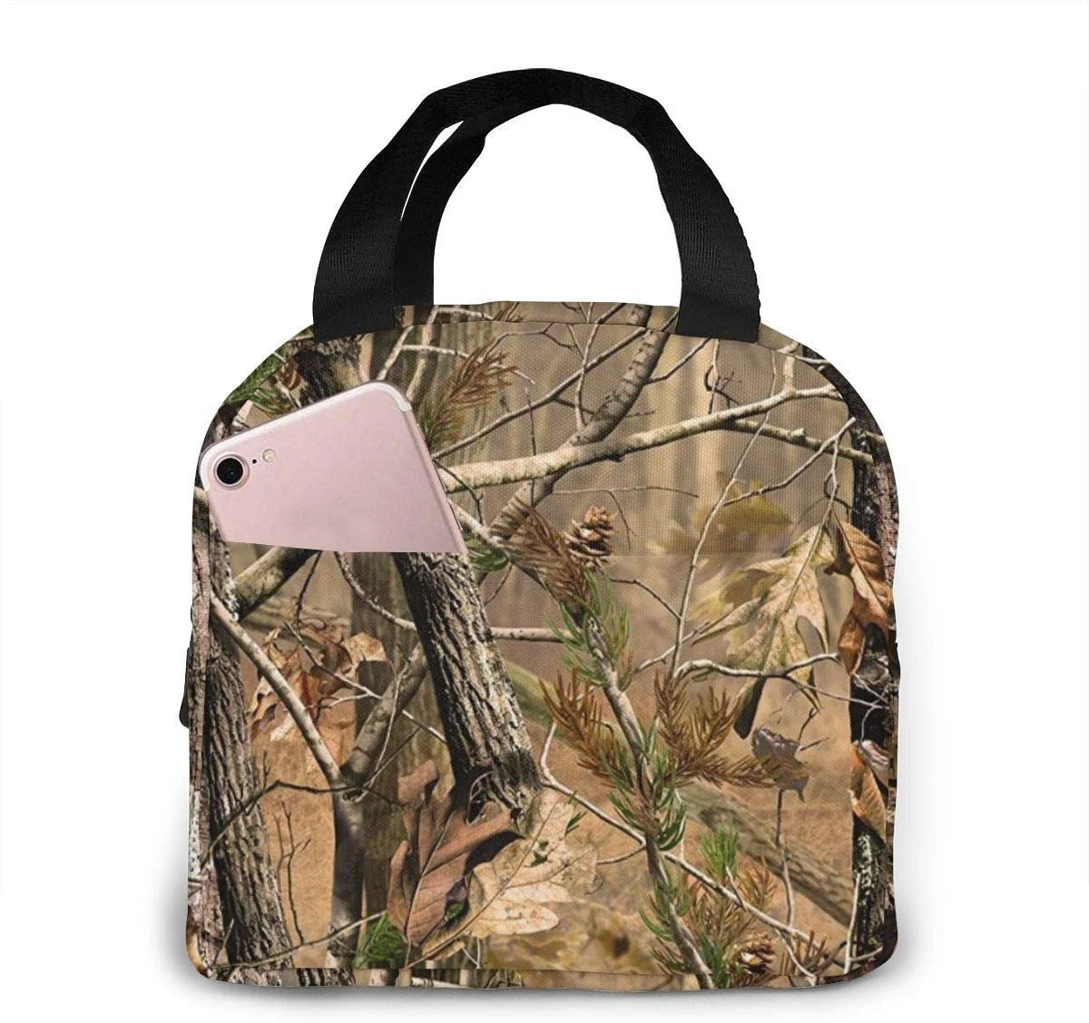 Hunting Camo Camouflage Lunch Bag Insulated Lunch Box Waterproof Meal ...