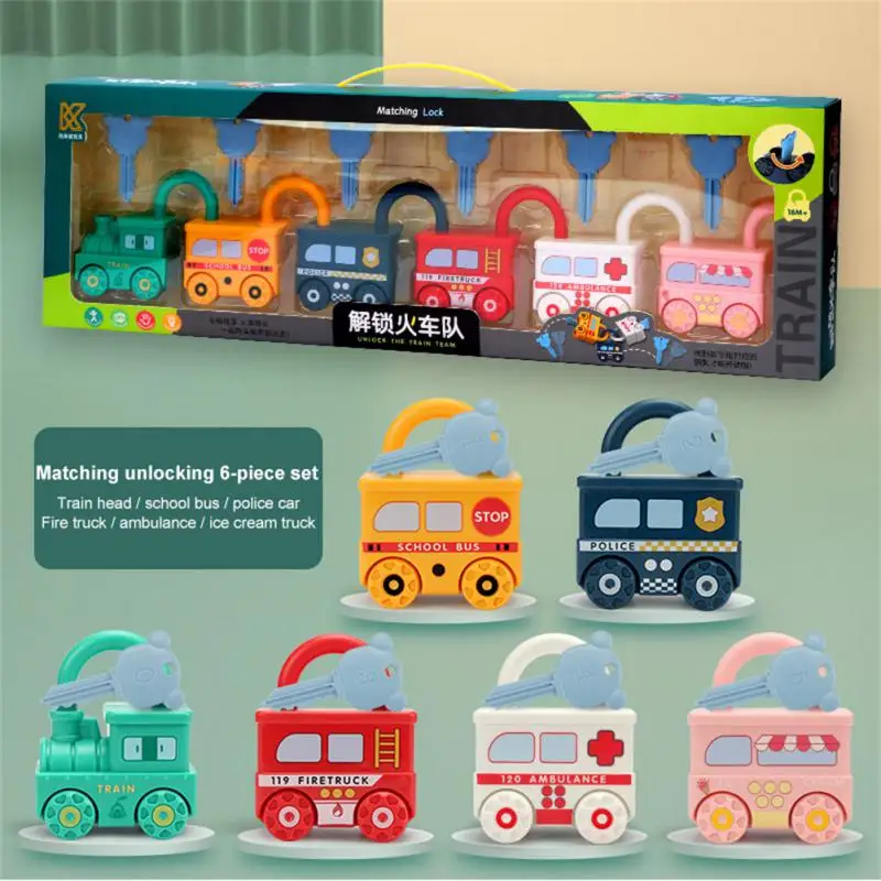 Interactive-Toys-Kids-Learning-Lock-With-Key-Car-Lock-Toy-Car-Parent ...