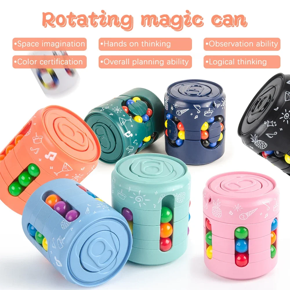 Magic-Rotating-Finger-Cube-Intelligence-rotante-Magic-Bean-Fingertip ...