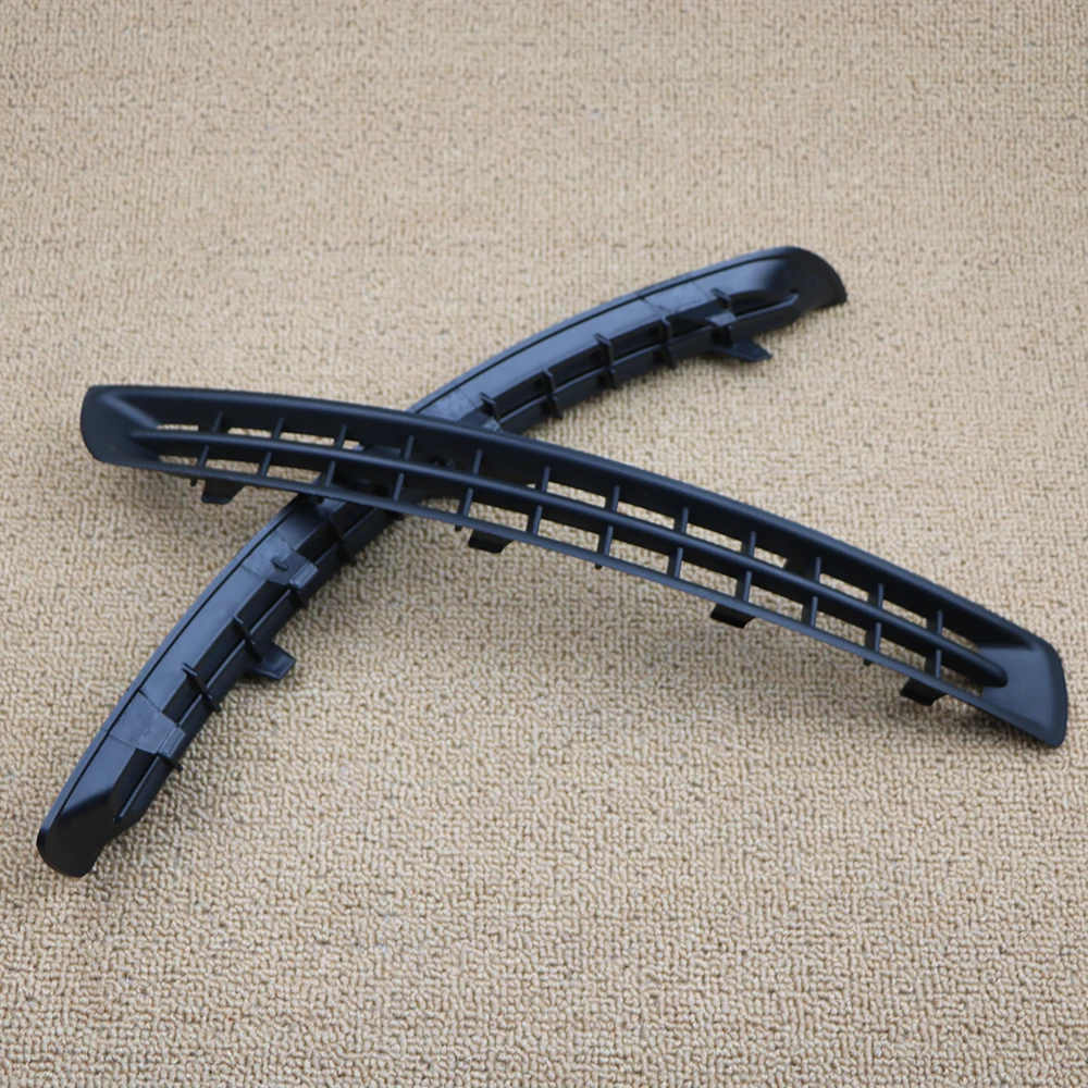 Black Pair Left Right Front New Bumper Cover Grille 30678953 30678954 ...