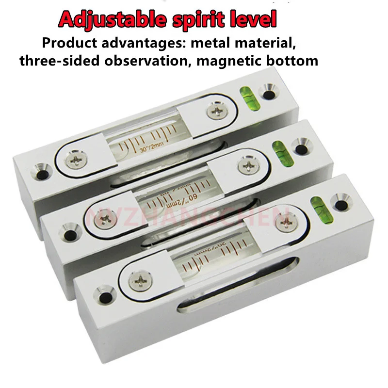 High Precision Magnetic Strip Spirit Level Bubble Three Windows To ...