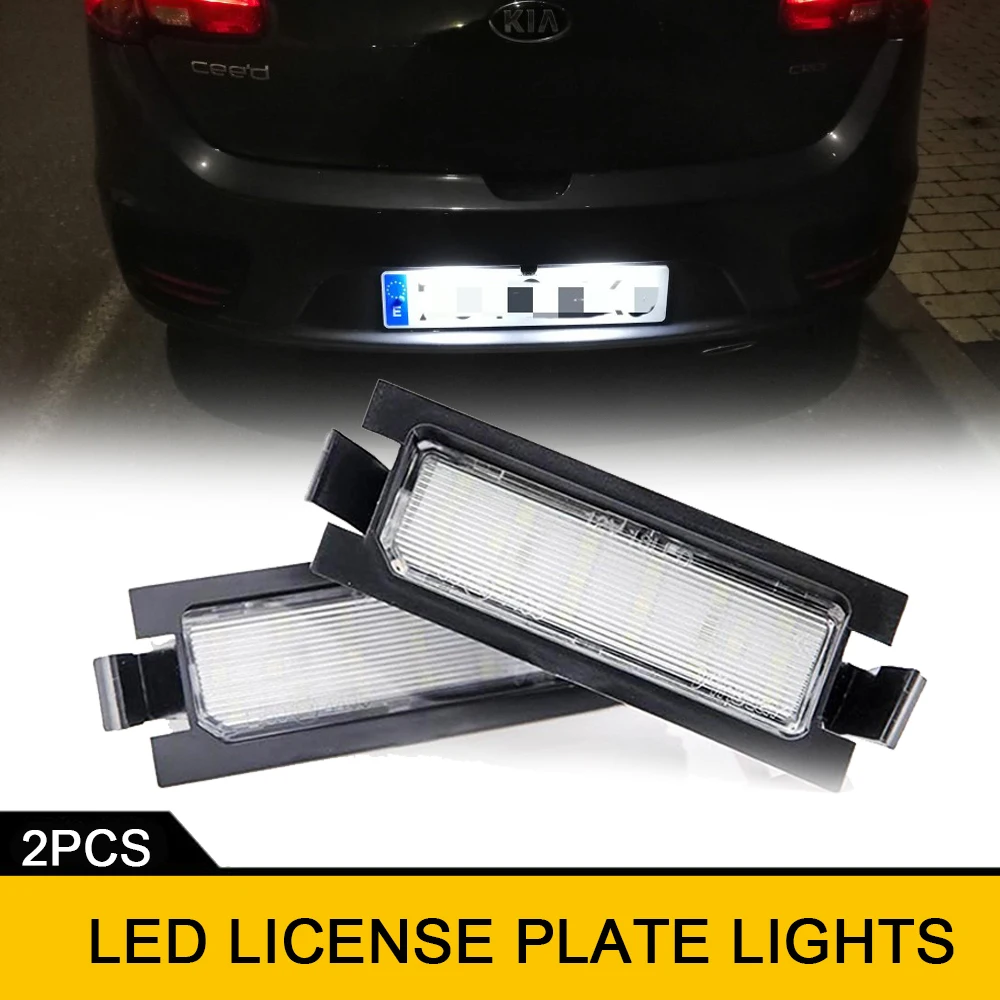 2x-Canbus-No-Error-LED-Backup-License-Plate-Lights-For-KIA-Ceed-PRO ...