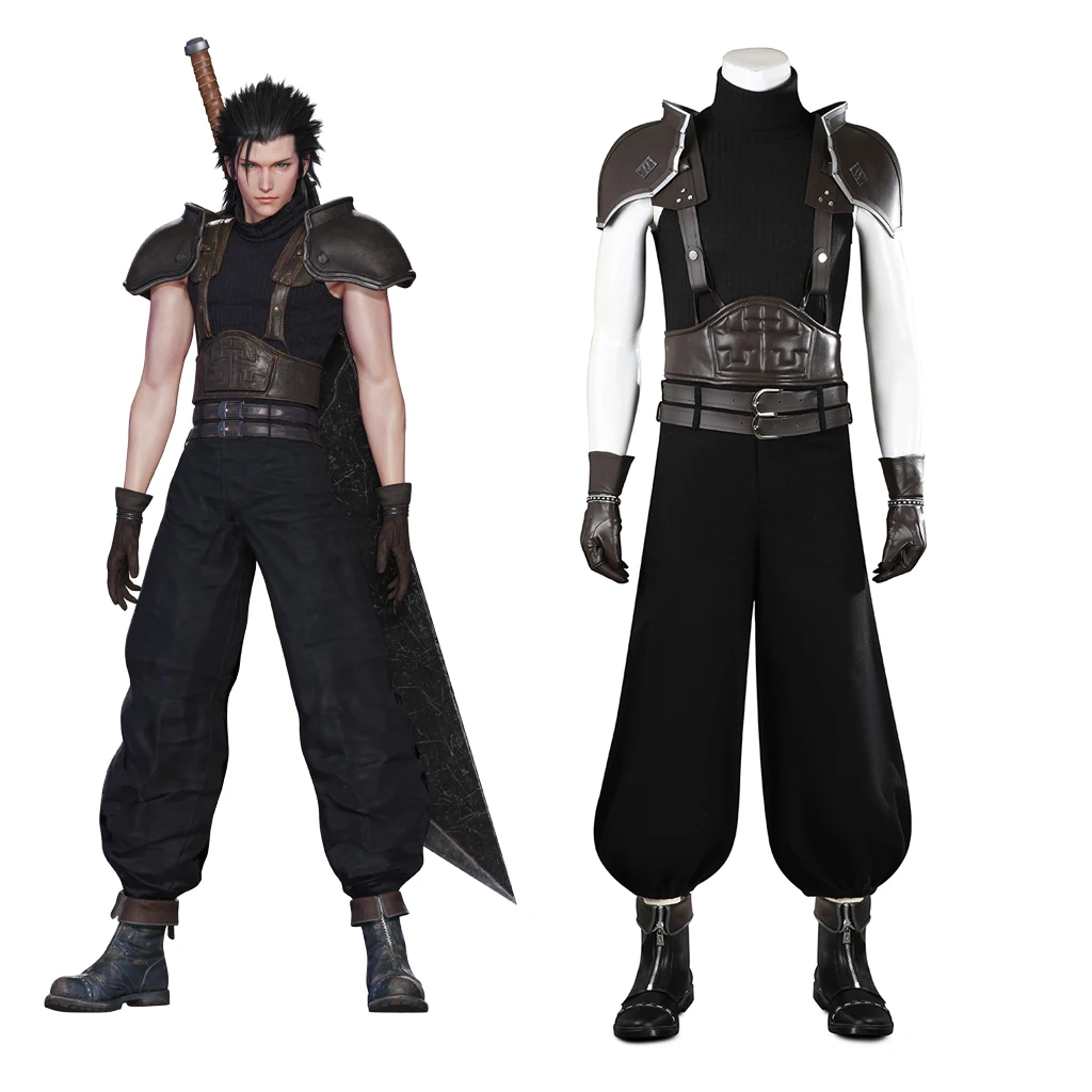 Zack-Fair-Cosplay-Costume-FF7-Game-Uniforms-Zack-Fair-New-Full-Set-with ...
