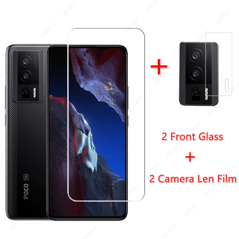 For POCO F5 Pro Glass Xiaomi Poco F5 Pro Tempered Glass Glue Front ...