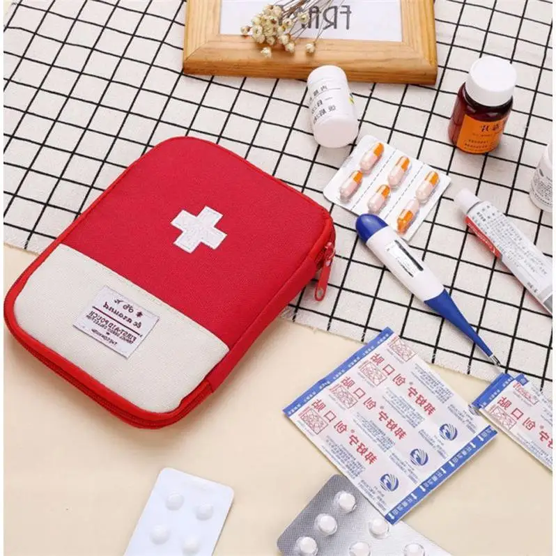 Trousse de secours,Mini sac à médicaments portable,trousse de premiers soins,kits d'urgence ...