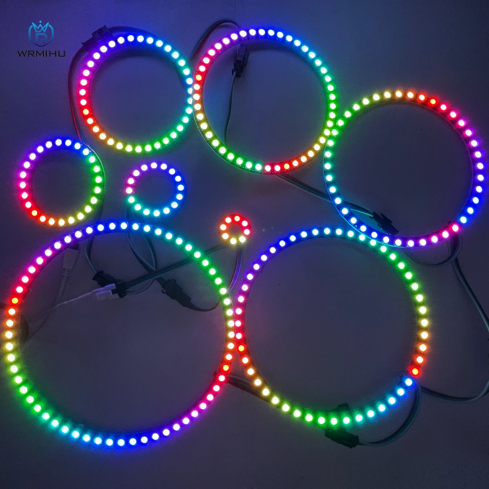 DC5V WS2812B DIY RGB RGBW RGBWW 8 to 241led Round Module SK6812 SMD5050 ...