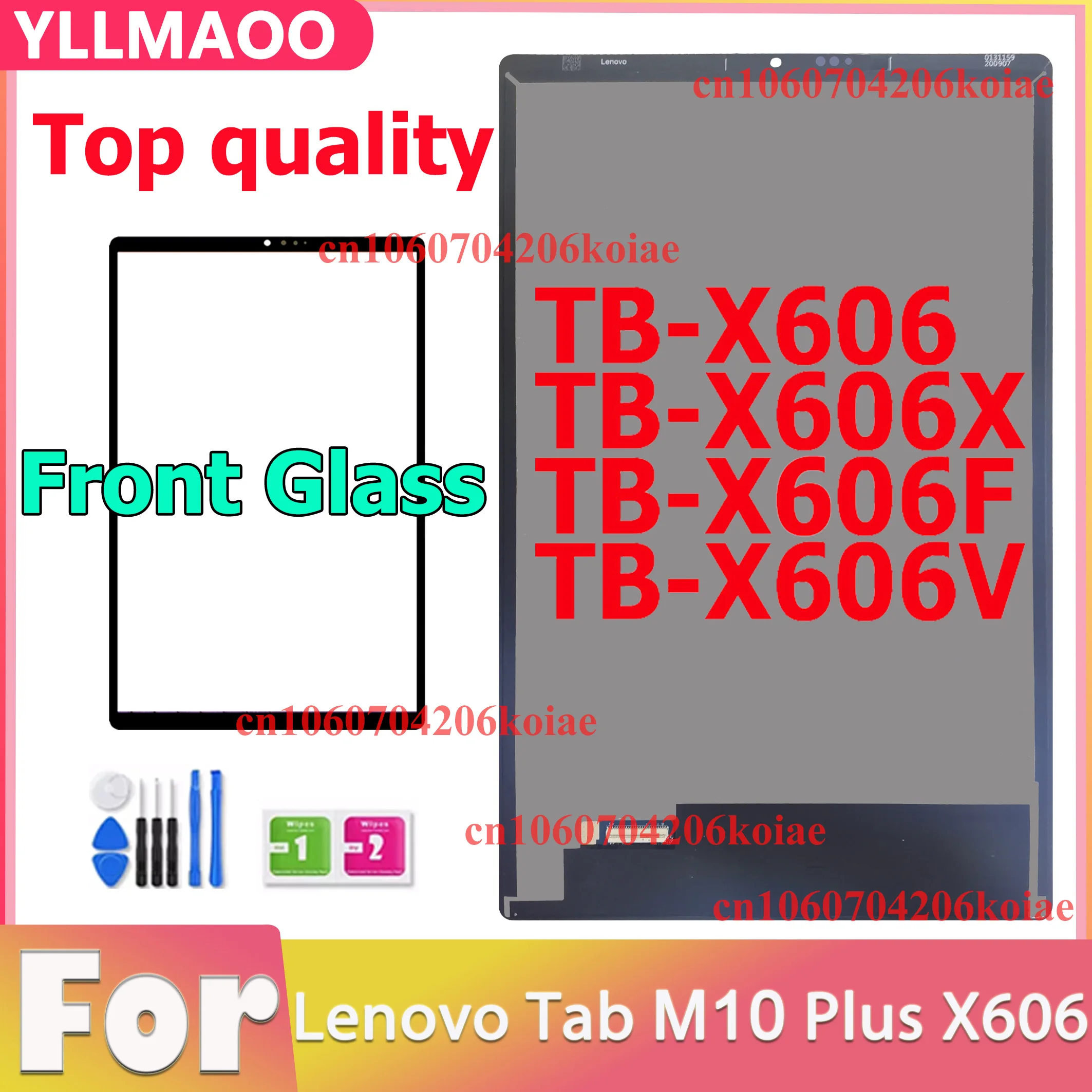 10.3" LCD or Cover For Lenovo Tab M10 Plus X616 TB-X606 TB-X606F TB ...