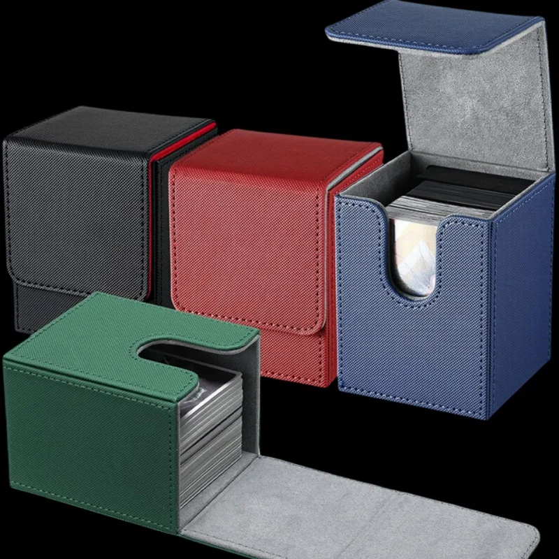 100-Card-Deck-Storage-Box-TCG-Board-Games-magic-Commander-deck-box-mtg ...