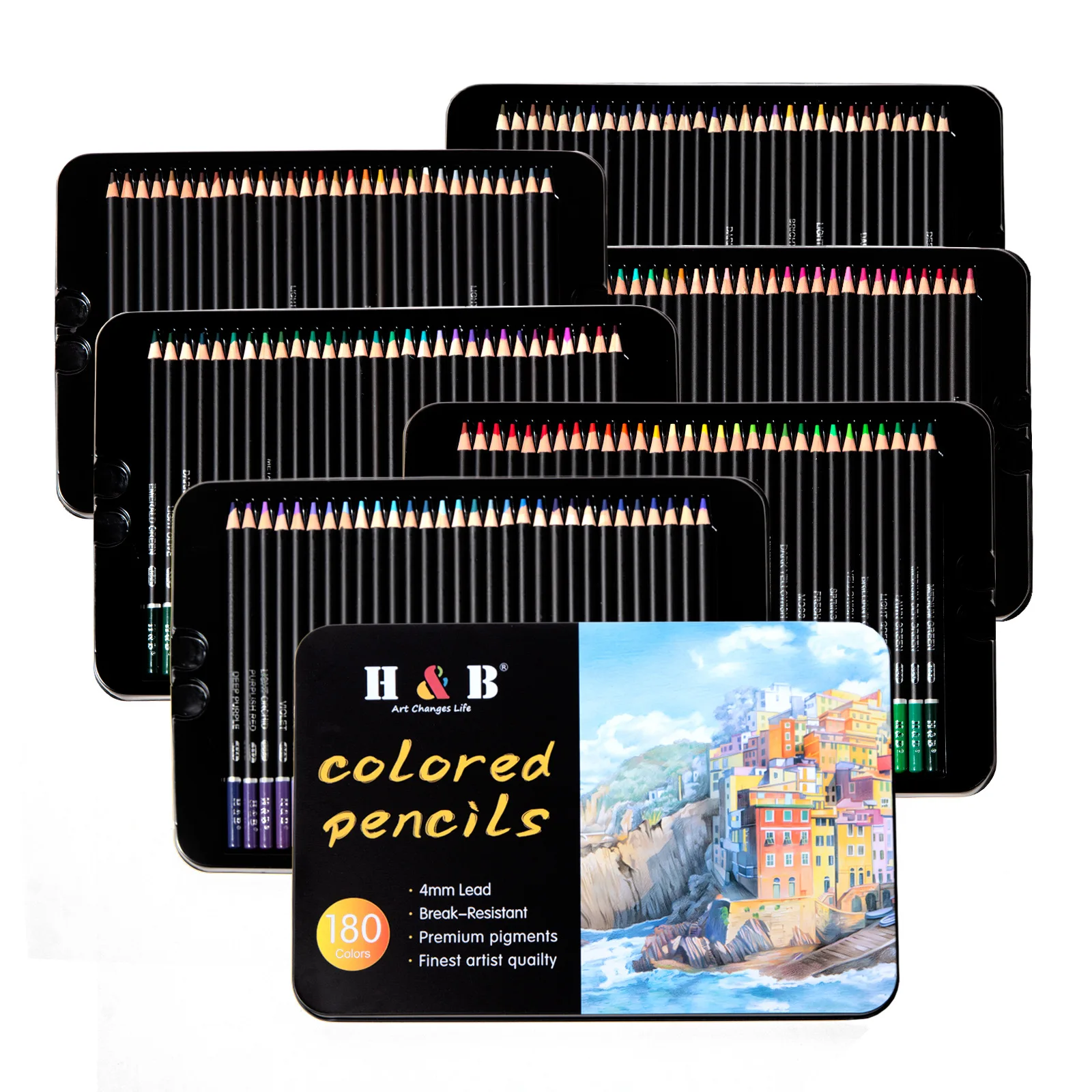 180-pcs-Color-Pencil-Set-Drawing-Professional-Art-Set-for-Painting ...