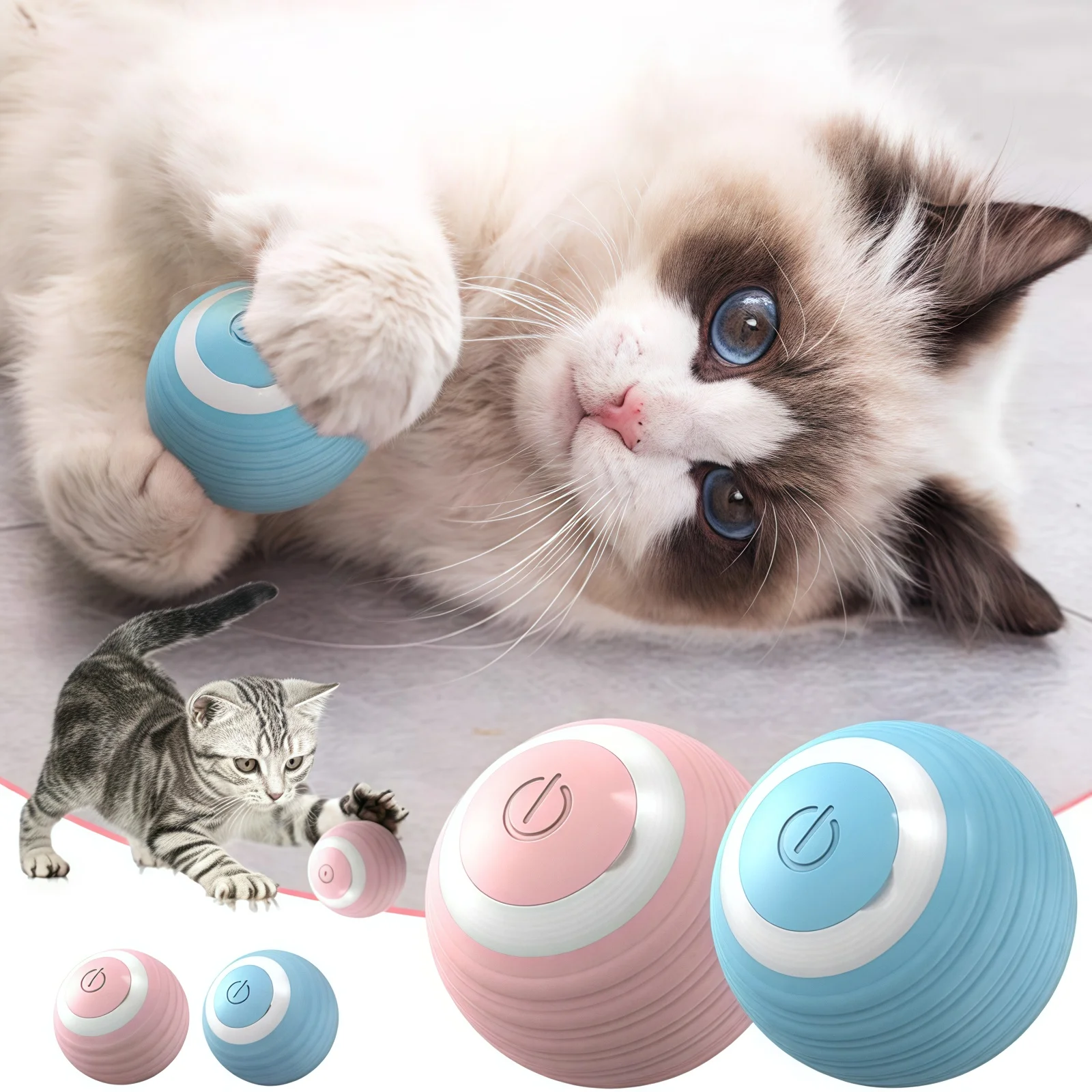 Smart-Cat-Toy-Automatic-Rolling-Ball-Cat-Interactive-Ball-USB ...
