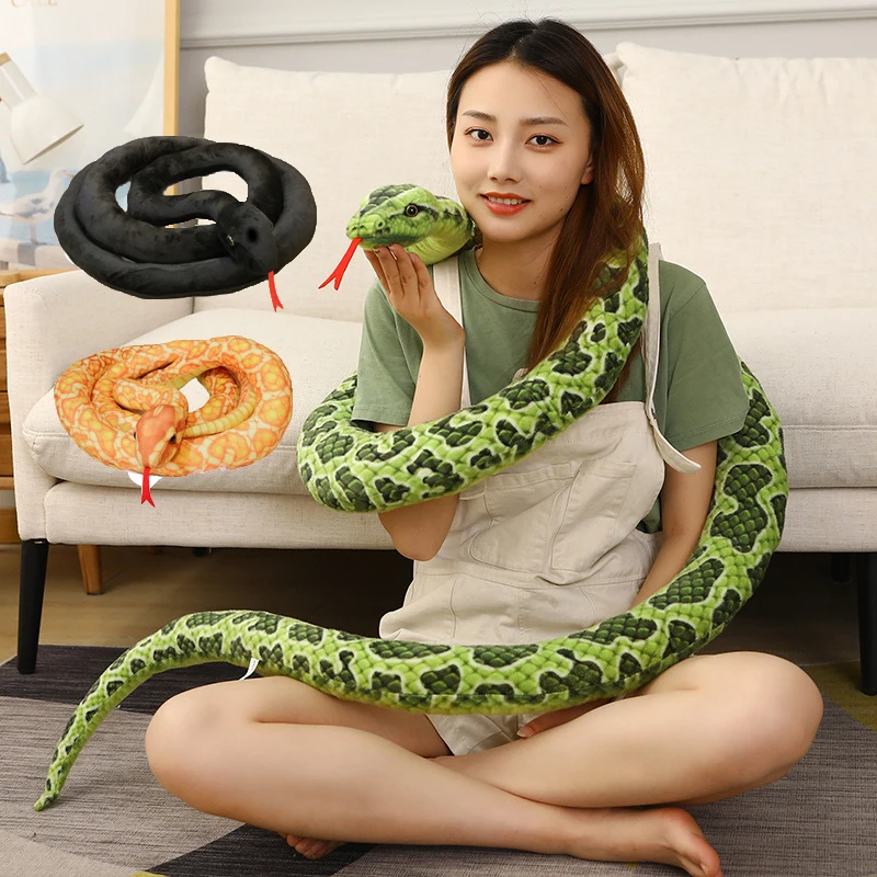 2M-3M-Real-Life-Cobra-Plush-Toy-Gigante-Piebald-Cobra-Recheada-Longa ...