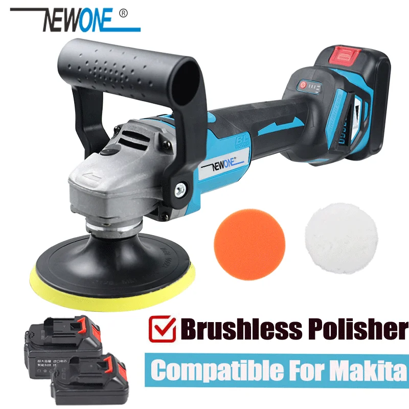 NEWONE 6 Gears Brushless Electric Polishing Machine Car Polisher ...