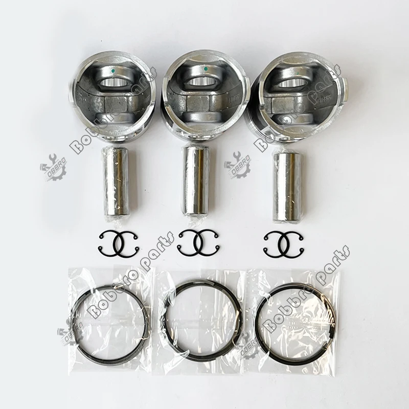 3AD1-Piston-With-Ring-Kit-For-Isuzu-Engine-Fit-Iseki-TS3110-TS3110F ...