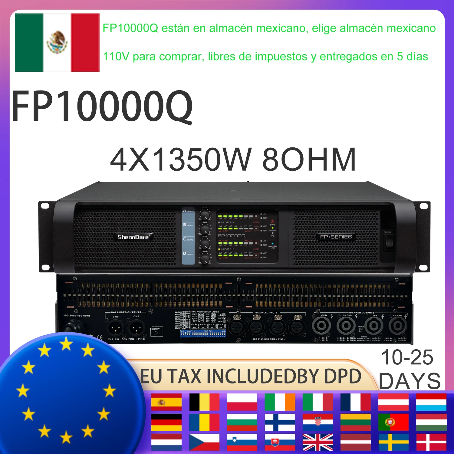 PF10000Q-Audio-Power-Amplifier-Professional-4Channel-4x2500W-DJ ...